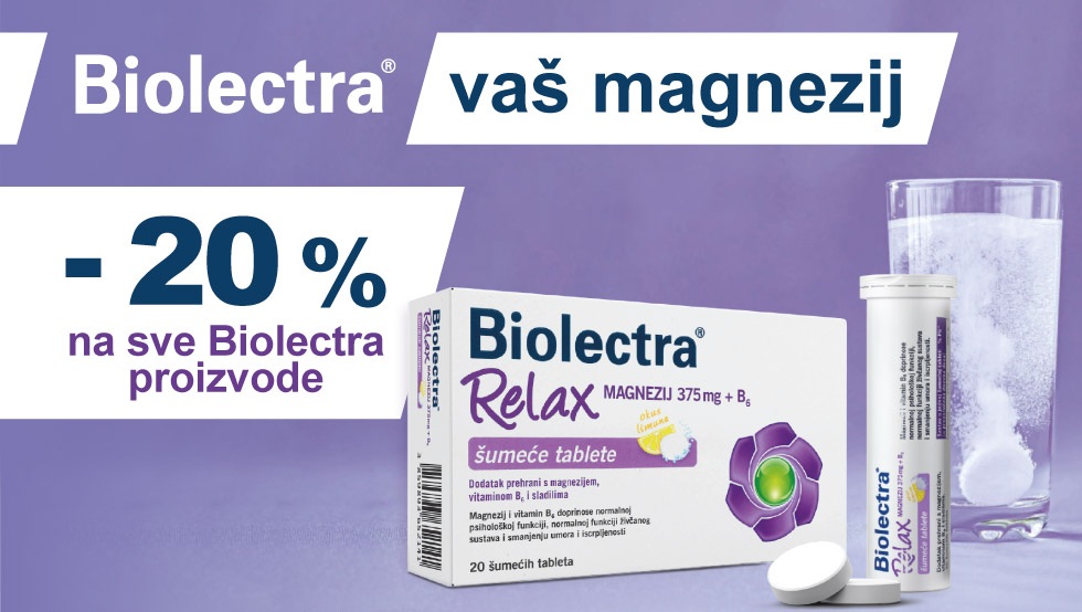 Biolectra Magnezij -20% popusta | Protiv umora, stresa i grčeva
